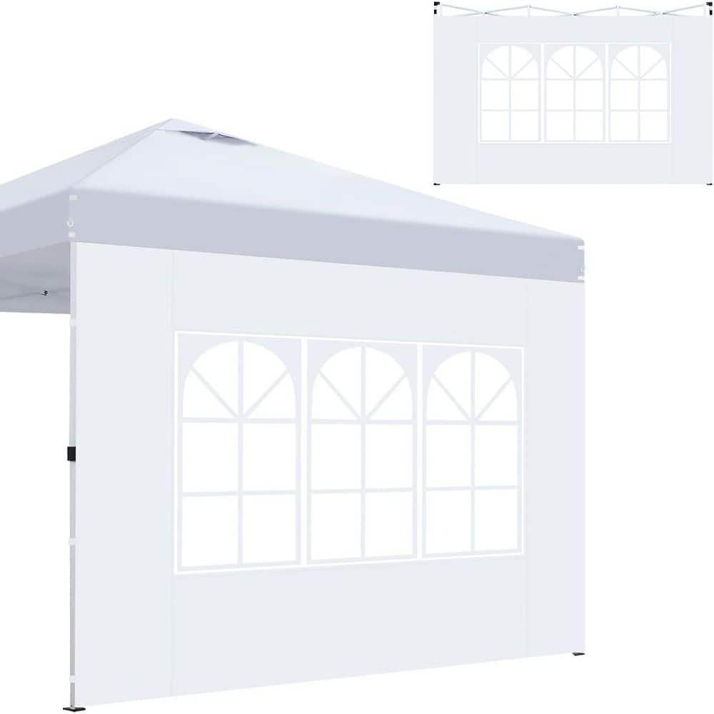 MOEPISY 2-Piece Instant Canopy Sidewalls 10 x 10 for Pop Up Canopy w ...