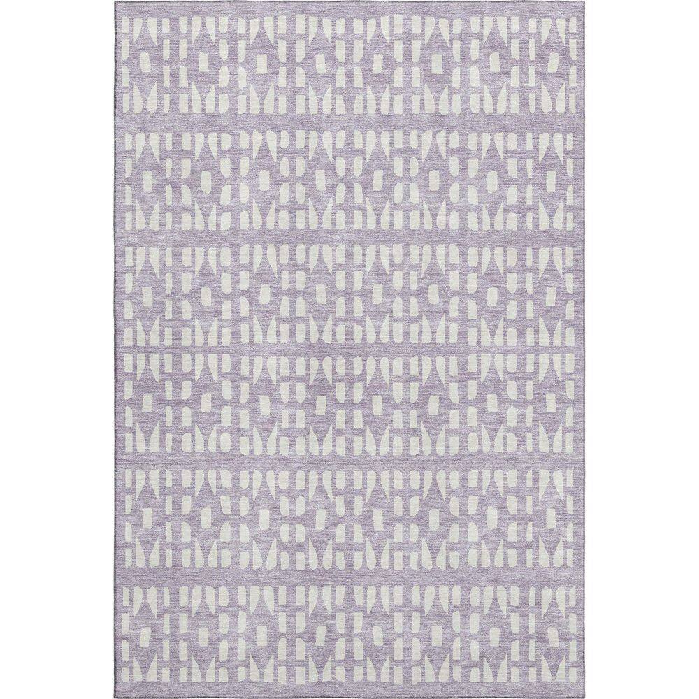 Addison Rugs Mayfield Premium Machine Washable Abstract AMF963 Lavender ...