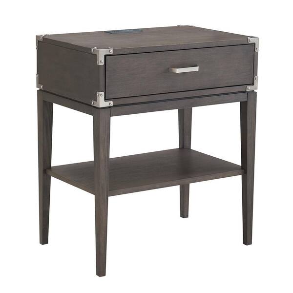Pewter nightstand store