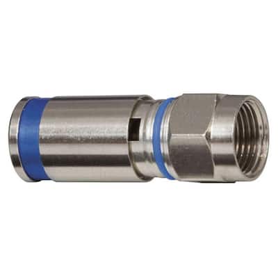 Klein Tools Universal BNC Compression Connector for RG6/6Q (10-Pack ...