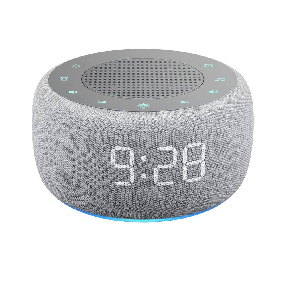 phyfalip 2-in-1 Sound Machine & Alarm Clock with 18 Soothing Sounds and ...