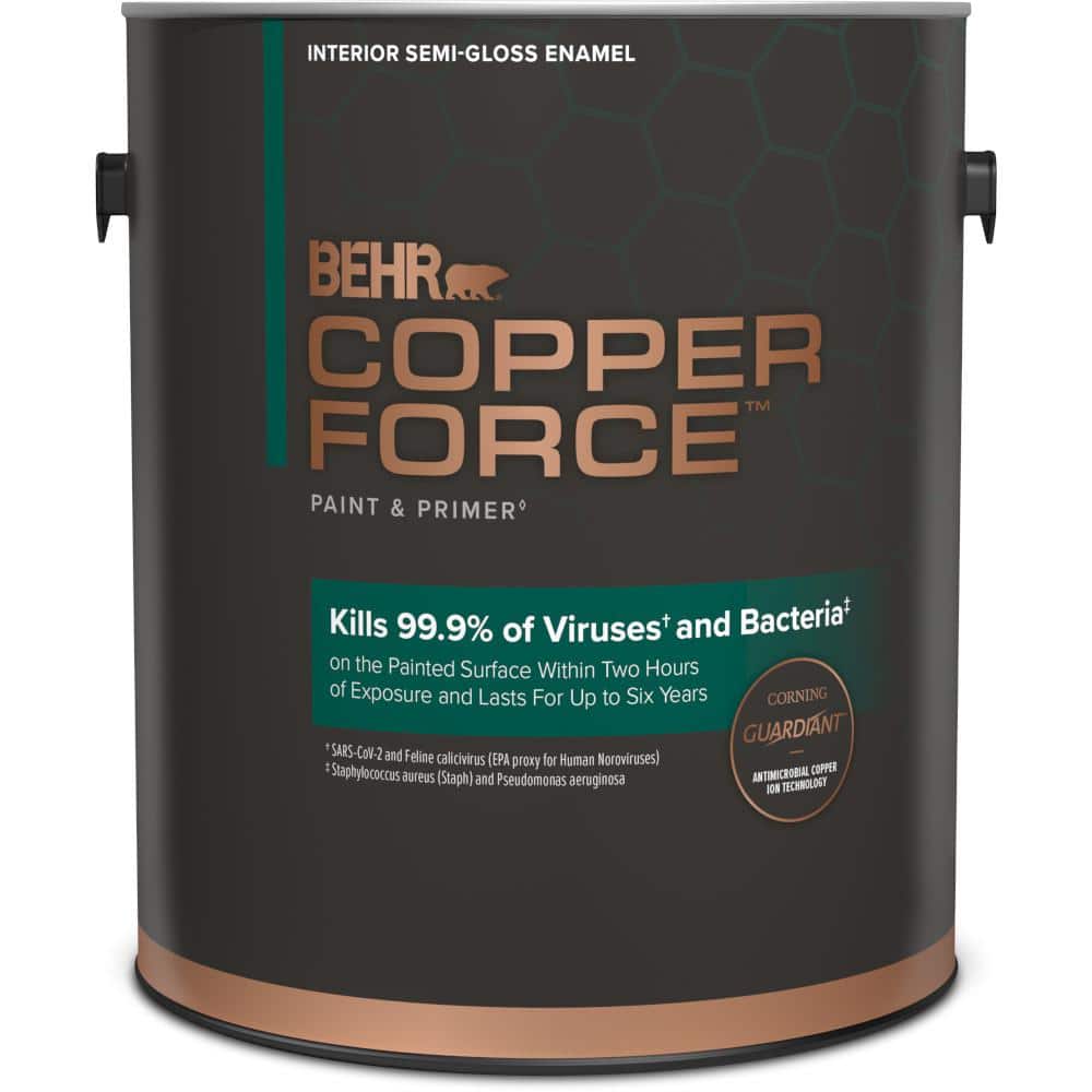 COPPER FORCE 1 gal. Deep Base Semi-Gloss Virucidal and Antibacterial ...