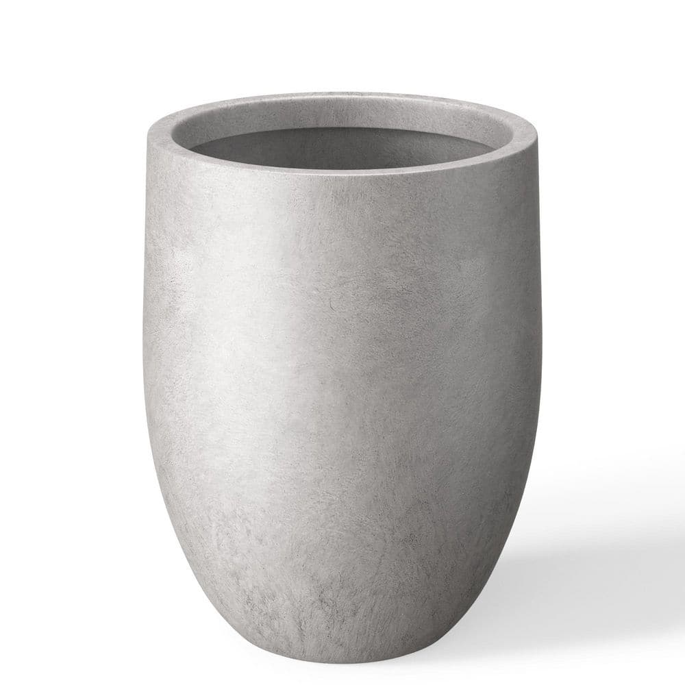 Sapcrete 17 in. Large Light Stone Gray(Enhanced Core) Concrete Round ...