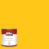 BEHR PREMIUM PLUS 1 qt. #P300-7 Unmellow Yellow Flat Low Odor Interior ...