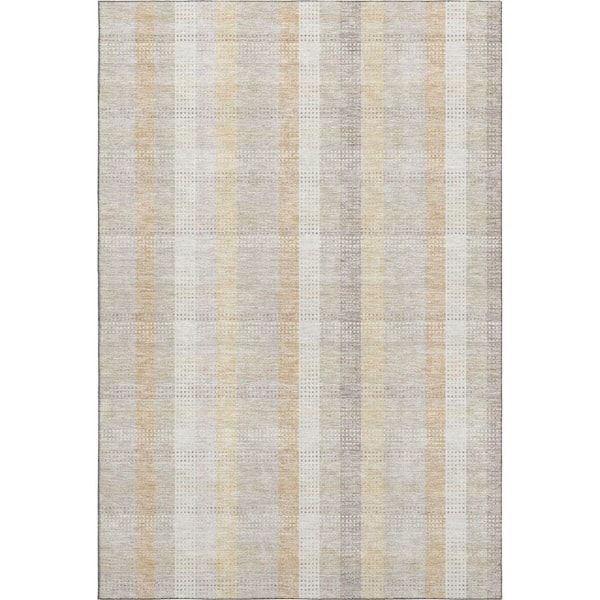 Addison Rugs Mayfield Premium Machine Washable Abstract AMF966 Ivory 9 ...