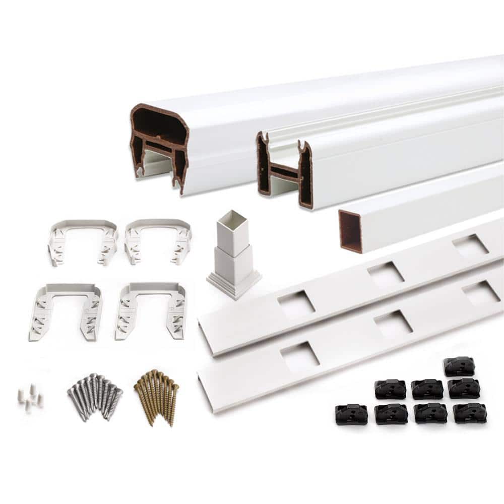 Trex Transcend 6 ft. Rail and Baluster Kit Stair 36 in. Rail Height ...