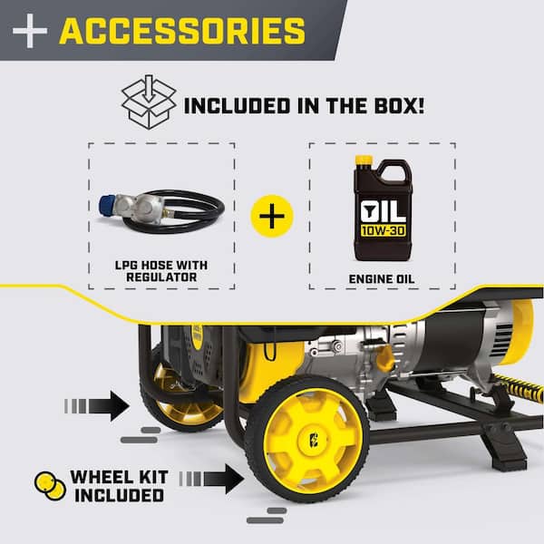 Champion Power Equipment 7850/6250-Watt Recoil Start Gasoline and ...