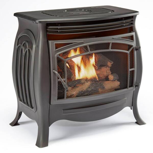 Duluth Forge Dual Fuel Ventless Gas Stove - Model FDSR25, Matte Finish ...