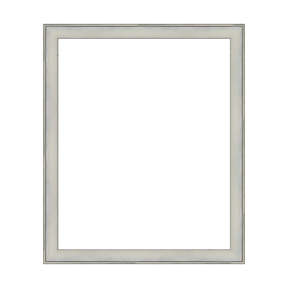 Amanti Art Mirror Makeover Flair Silver Patina 31.25 in. W x 37.25 in ...