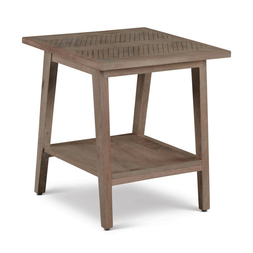 Steve Silver Milani Natural Square End Table ML400E - The Home Depot
