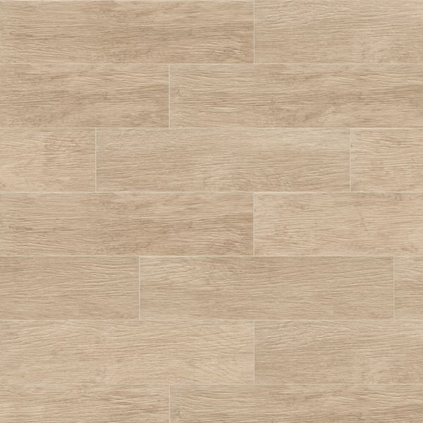 Take Home Sample - Capel Timber 6 in. x 6 in. Matte Ceramic Floor and ...