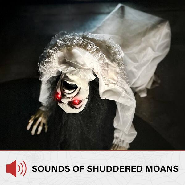 Haunted Hill Farm 35 in. Lifesize Animatronic Possessed Woman with ...