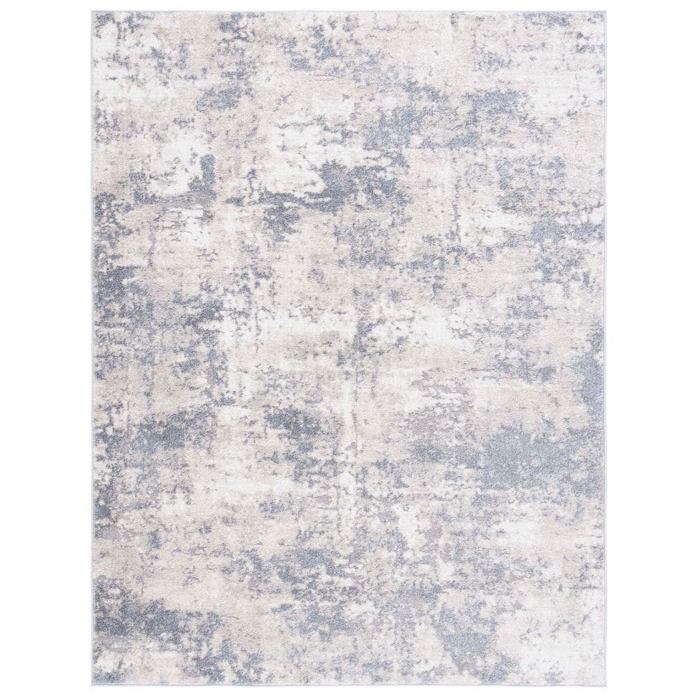 SAFAVIEH Opal 4 ft. x 6 ft. Gray/Beige Distressed Abstract Area Rug ...