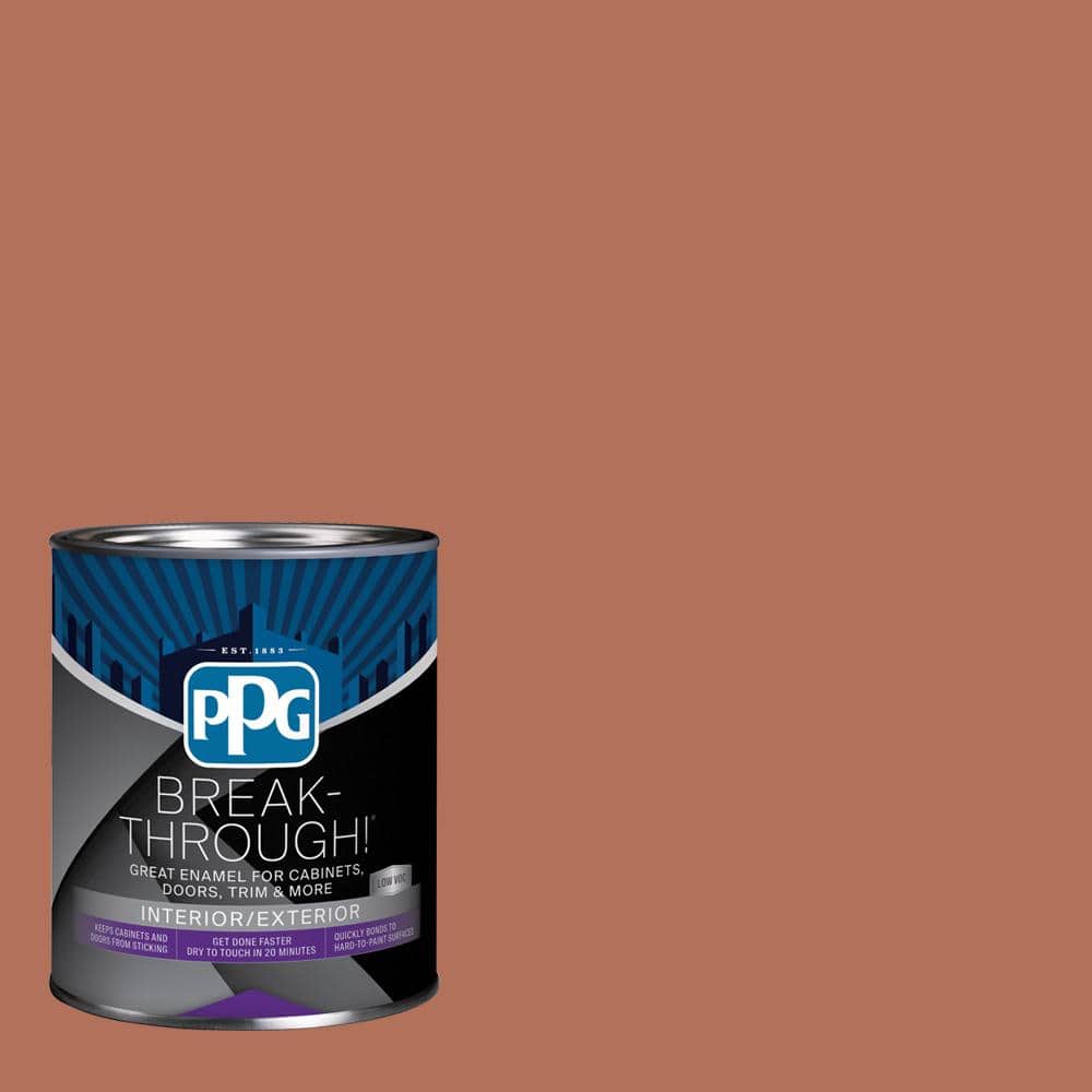 Break-Through! 1 qt. PPG1067-5 Copper Beech Satin Door, Trim & Cabinet ...