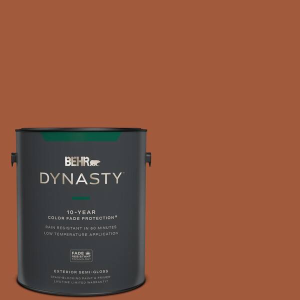 BEHR DYNASTY 1 gal. #S-H-230 Ground Nutmeg Semi-Gloss Exterior Stain ...