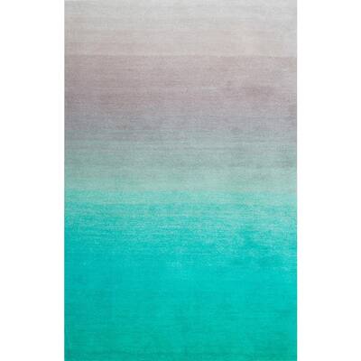 nuLOOM Luxe Ombre Turquoise 5 ft. x 8 ft. Area Rug-HJOS02A-508 - The ...
