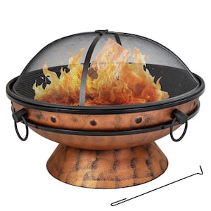 Reviews for Sunnydaze 30 in. Dia Round Steel Wood Burning Fire Pit Rim ...