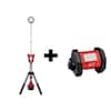 Milwaukee M18 18-Volt Lithium-Ion Cordless Rocket Dual Power Tower ...