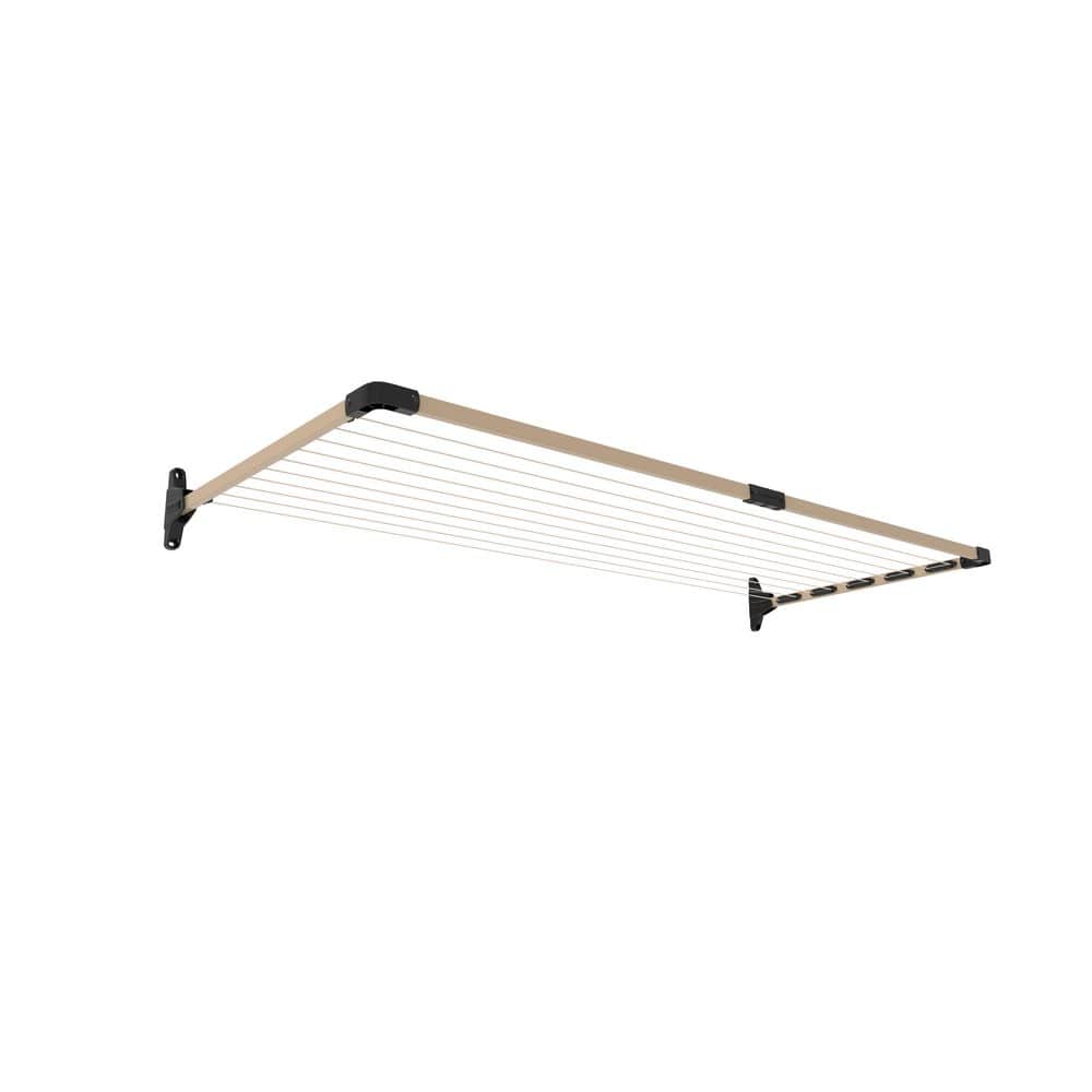 DAYTEK Mk2 Single Bark Finish (Beige) 8x88x39 Metal Wall Mounted Drying ...