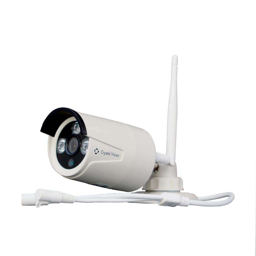Crystal Vision Wireless 720P Outdoor Bullet Security Camera Add-On ...