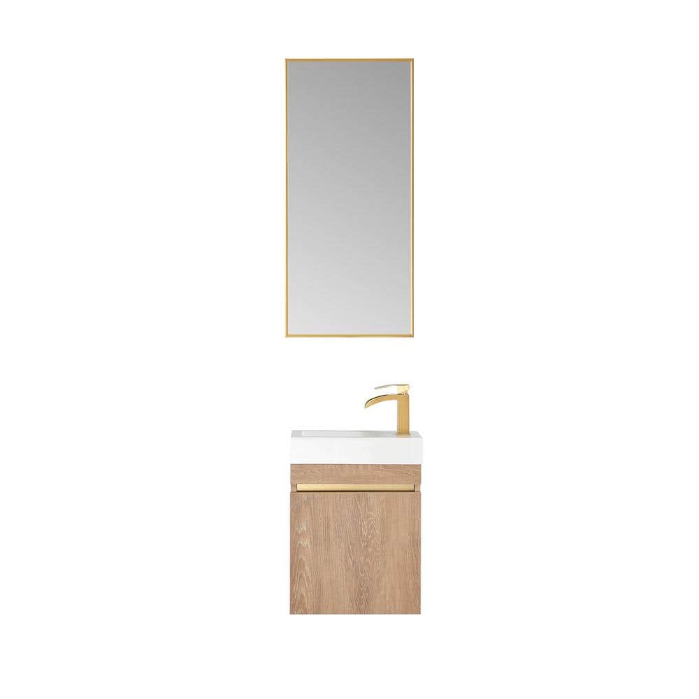 ROSWELL Palencia 16 in. W x 10 in. D x 20.9 in. H Bath Vanity in North ...