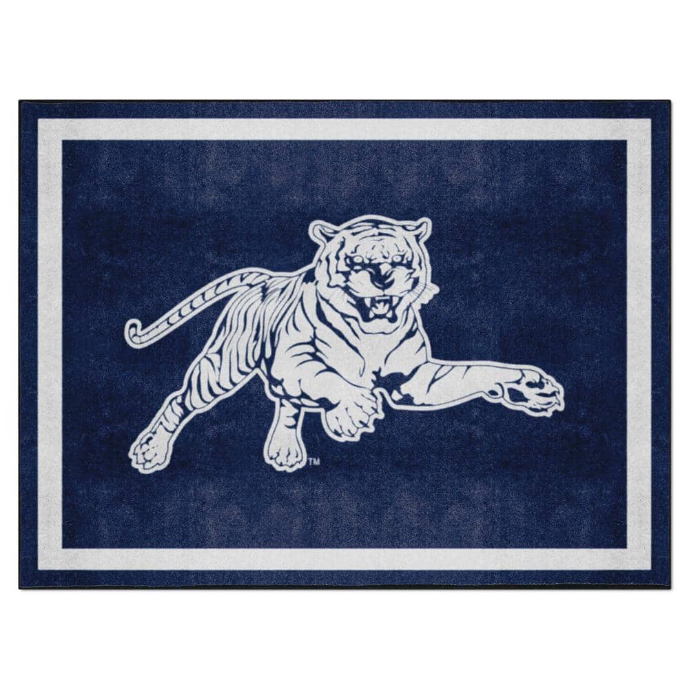 FANMATS Jackson State TigersNavy 8ft. x 10 ft. Plush Area Rug 37704 ...