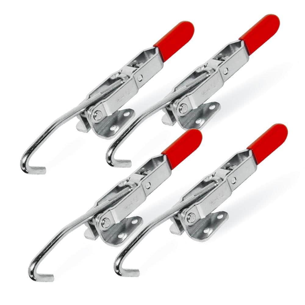 ‎POWERTEC 375 lbs. Holding Capacity, J Hook Toggle Clamp 451 w Hook ...