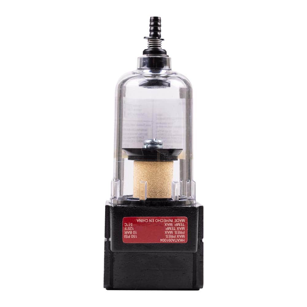 Husky 1/4 in. NPT Air Compressor Filter HKATA091004 - The Home Depot