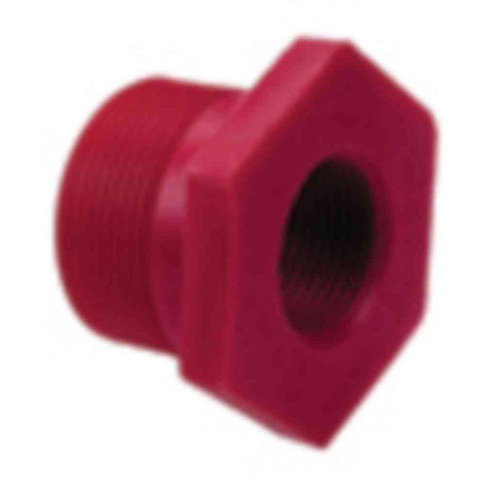 VPC 3/4 in. x 1/2 in. CPVC Sch. 80 Red Bushing 837-101C - The Home Depot