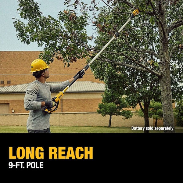 DEWALT 20V MAX Cordless Battery Powered Pole Pruner (Tool Only) DCPPR320B - The Home Depot