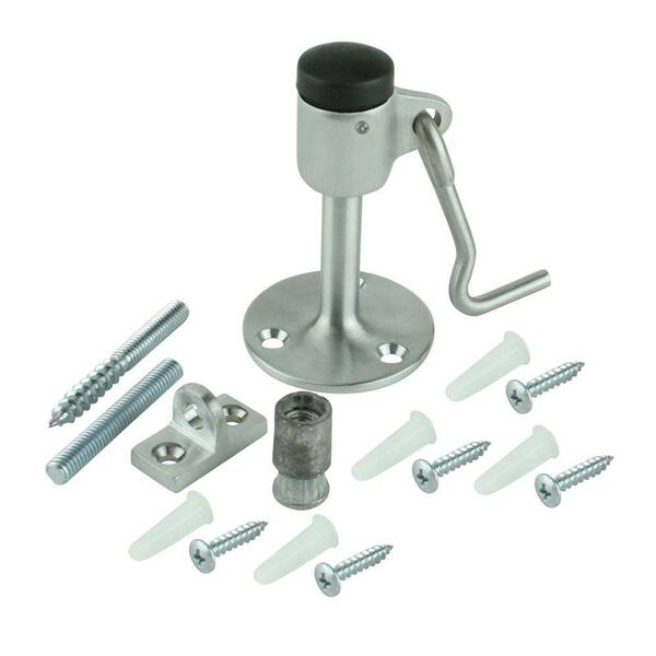 Everbilt Satin Chrome Commercial Grade Wall Door Stop 14919 - The Home ...