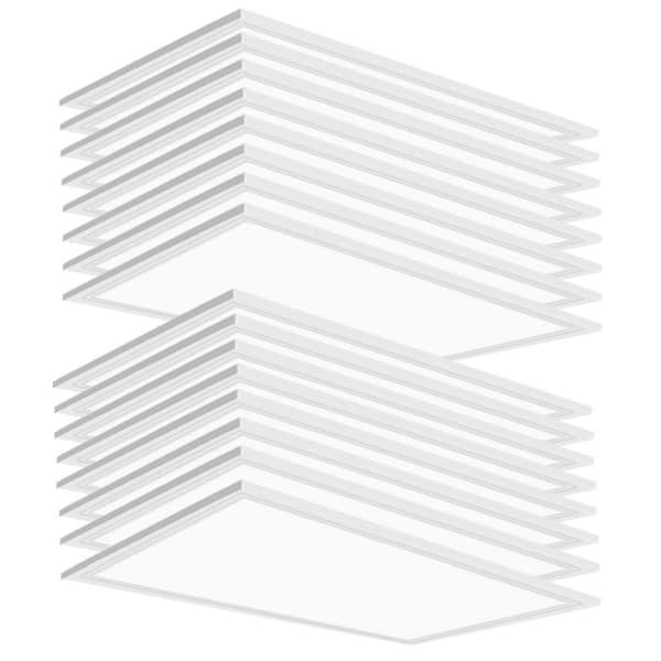 KOAOEIRS 2 ft. x 4 ft. 7800 Lumens Integrated LED Panel Light 5000K ...