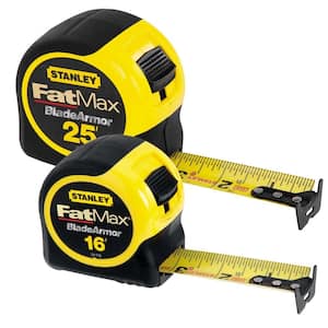 Stanley FATMAX 25 ft. and 16 ft. Tape Measures 70-455D - The Home Depot