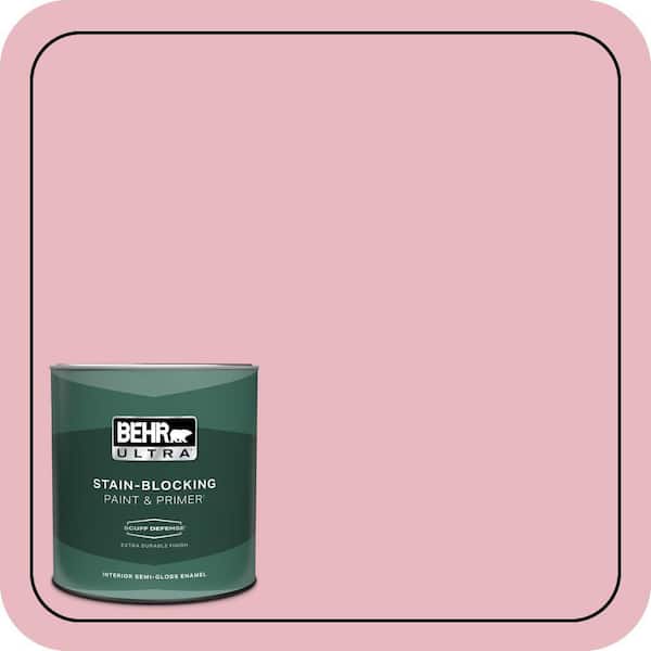 BEHR ULTRA 1 qt. #M150-2 Peppermint Stick Extra Durable Semi-Gloss ...