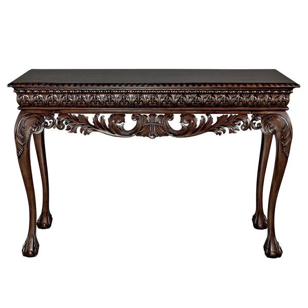 Design Toscano Le Monde 60 in. Brown Standard Rectangle Top Wood Palace ...