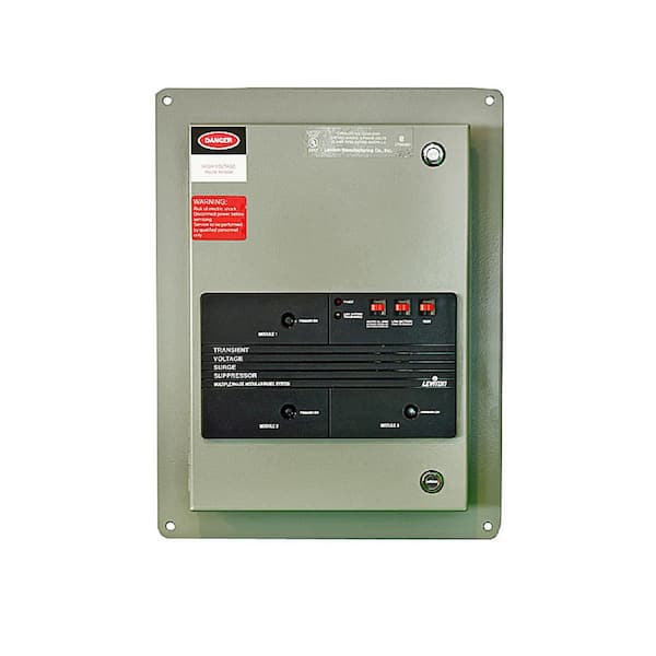 Leviton 240-Volt 3-Phase Delta Surge Panel with Replaceable Surge ...