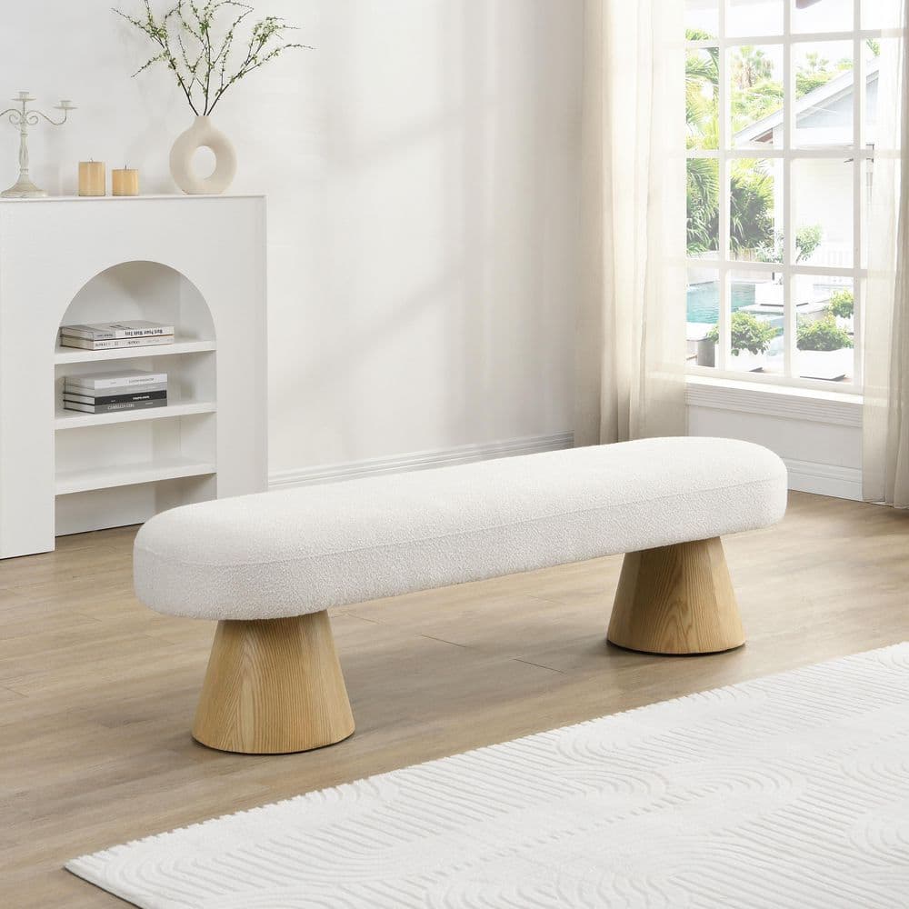 CHRISTOPHER KNIGHT HOME Valentino 64 in. Modern Boucle Fabric ...