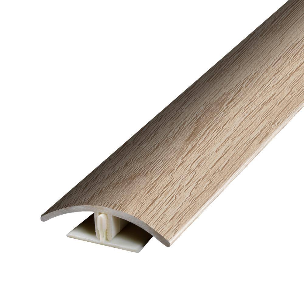 Mohawk Antique Brushed Oak Washed .37 in. Thick x 1.75 in. Wide x 78.7 ...