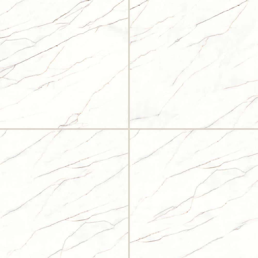 Bedrosians Shandar 24 in. x 24 in. Matte Viber Red Porcelain Tile (15. ...