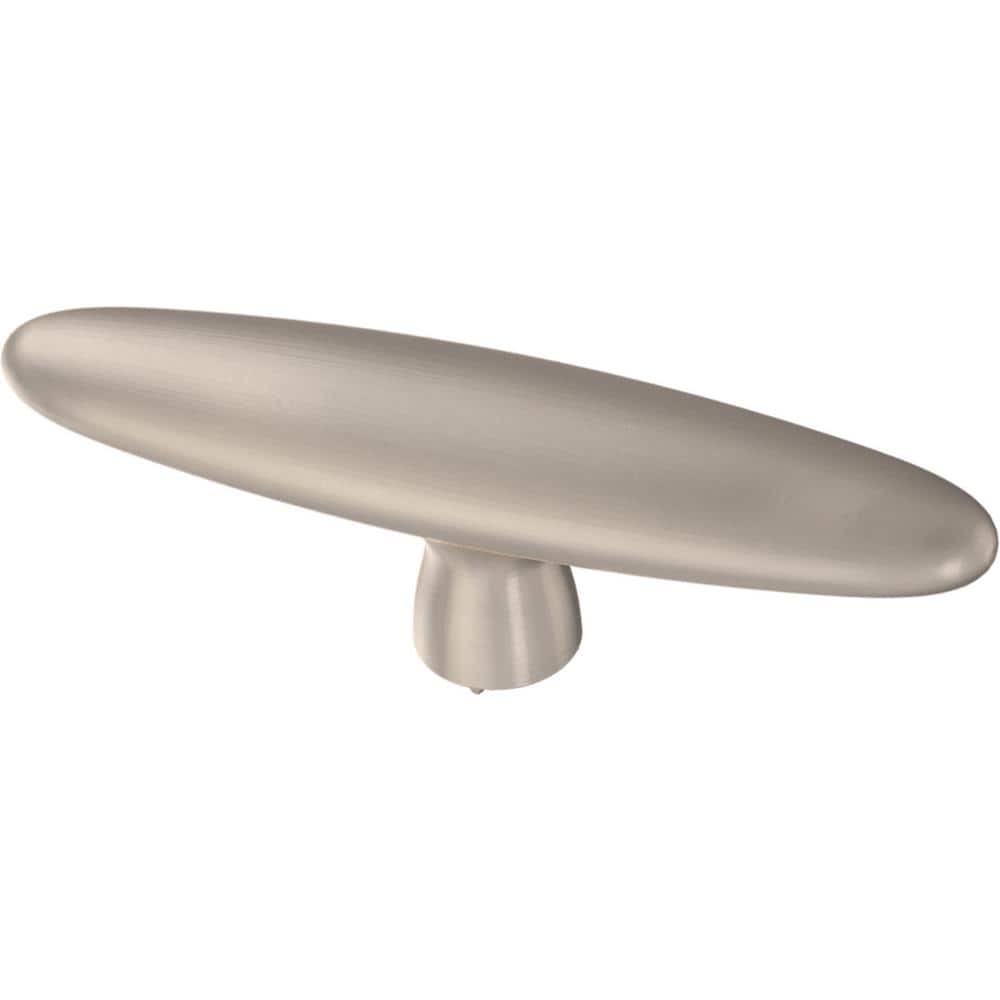 Liberty Simply Oblong 3 in. (76 mm) Satin Nickel Elongated Cabinet T ...