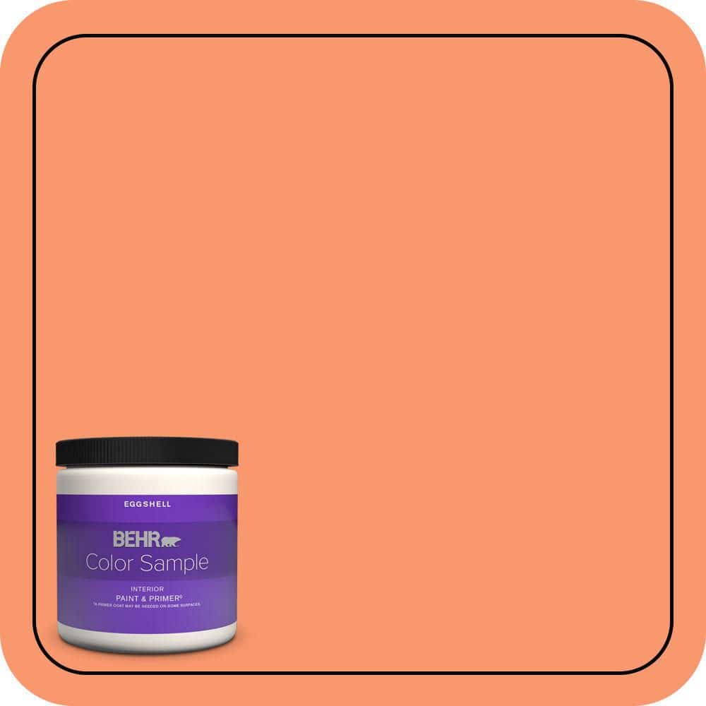 BEHR PREMIUM PLUS 8 oz. #220B-5 Autumn Arrival Eggshell Enamel Interior ...