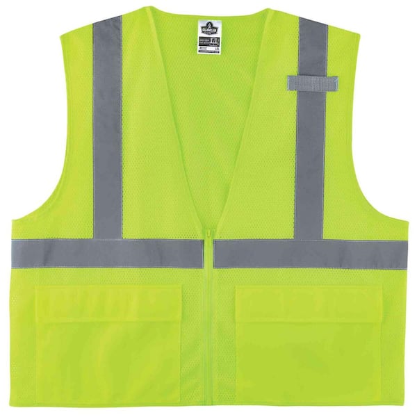 Ergodyne GLoWEAR S/M Lime Hi-Vis Type R Class 2 Standard Mesh Vest ...