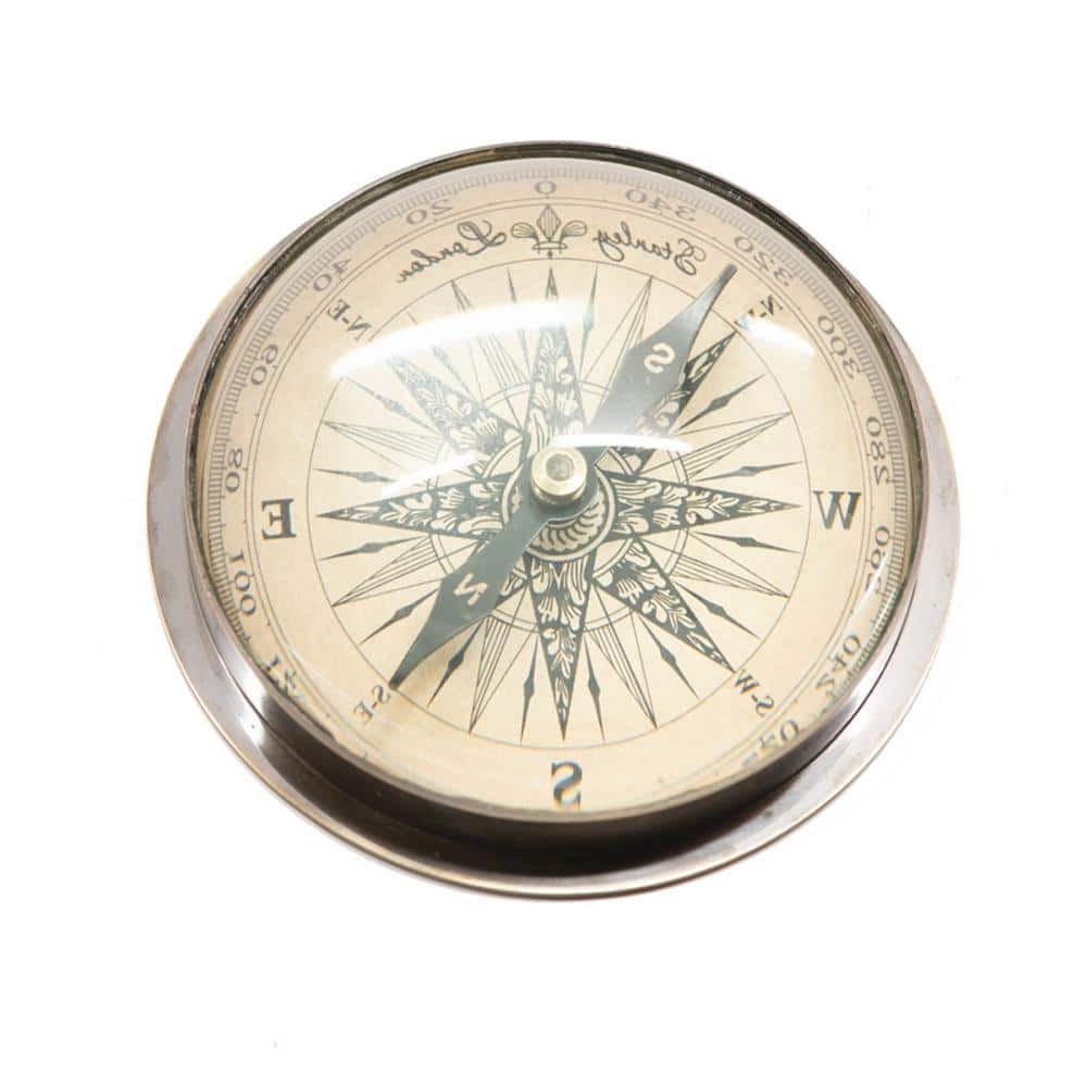 AUTHENTIC MODELS Ariyah Large Eye Compass in Brass CO032 - The Home Depot