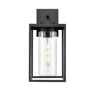 Millennium Lighting Messi 14 in. 1-Light Textured Black Outdoor ...
