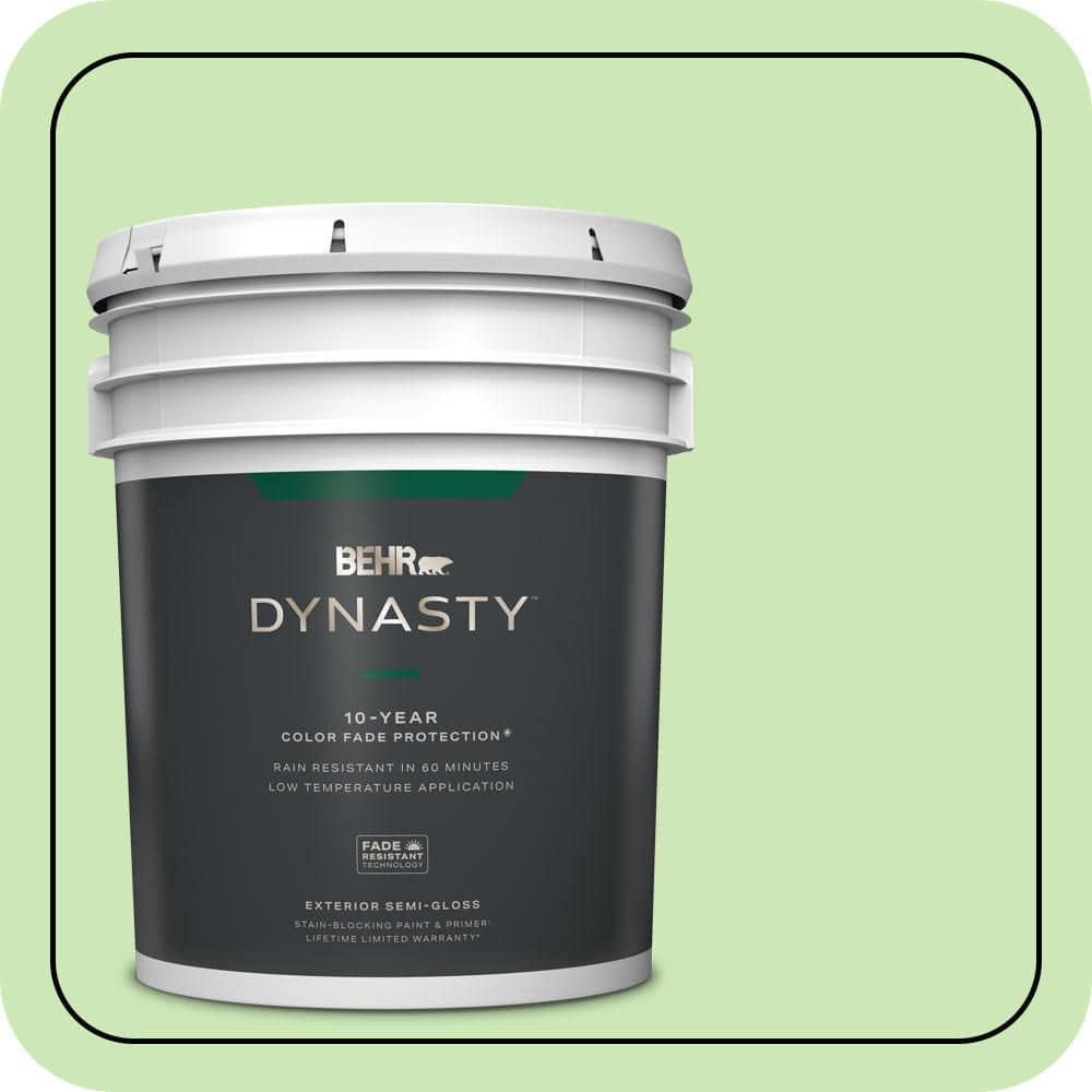 BEHR DYNASTY 5 gal. #430A-3 Fairway Mist Semi-Gloss Exterior Stain ...