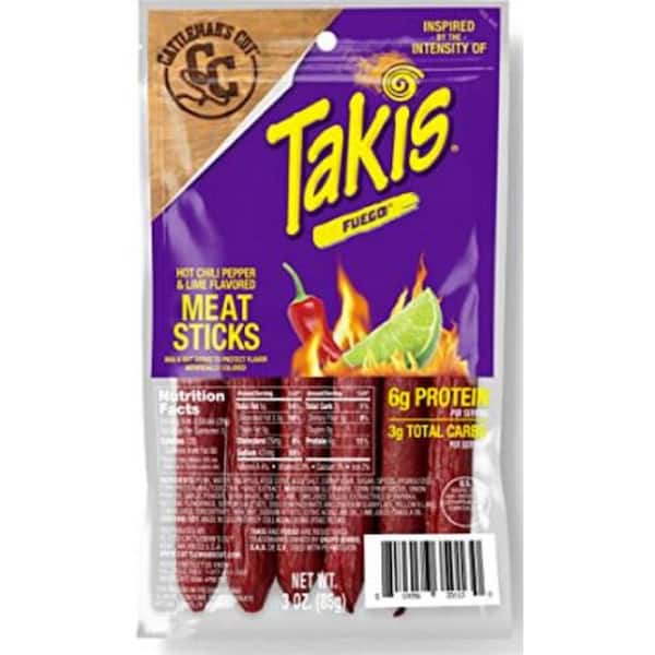 Takis These Spicy Meat Sticks Are Not For The Faint Of Heart Or Faint ...