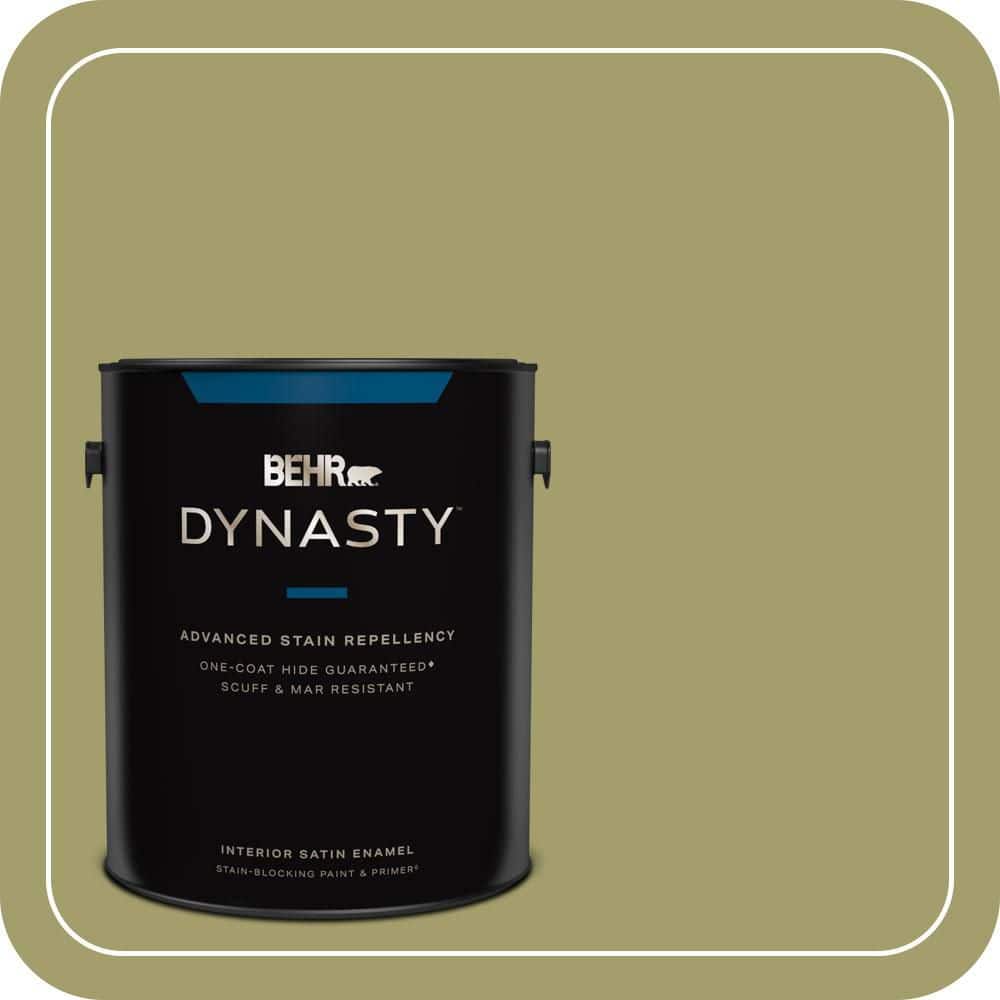 BEHR DYNASTY 1 gal. #S340-5 Farm Fresh Satin Enamel Interior Stain ...