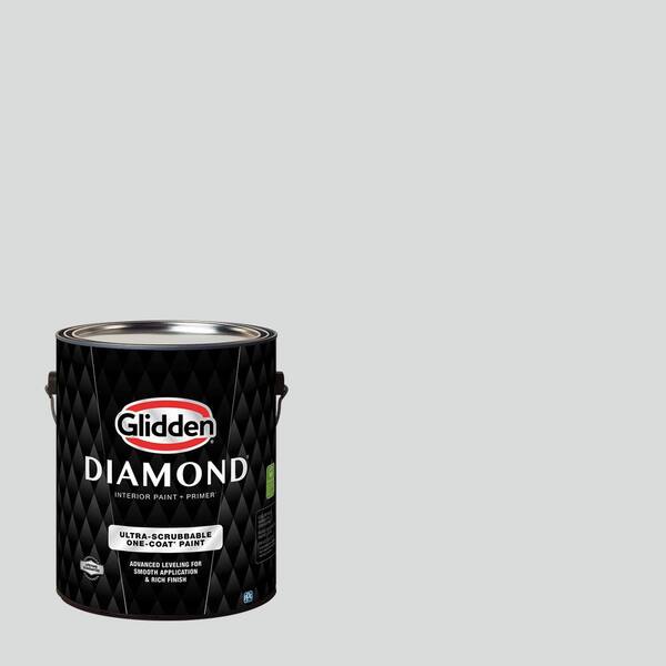 Glidden Diamond 1 gal. PPG1001-3 Thin Ice Ultra-Flat Interior Paint ...