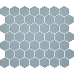 Daltile Restore Tide Blue 3 in. x 3 in. Matte Ceramic Mosaic Tile ...