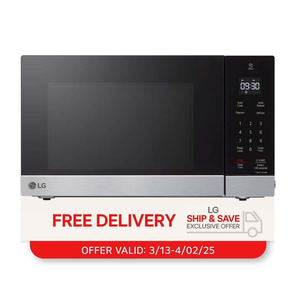 LG NeoChef 0.9 cu. ft. 1000-Watt Countertop Microwave in Stainless ...